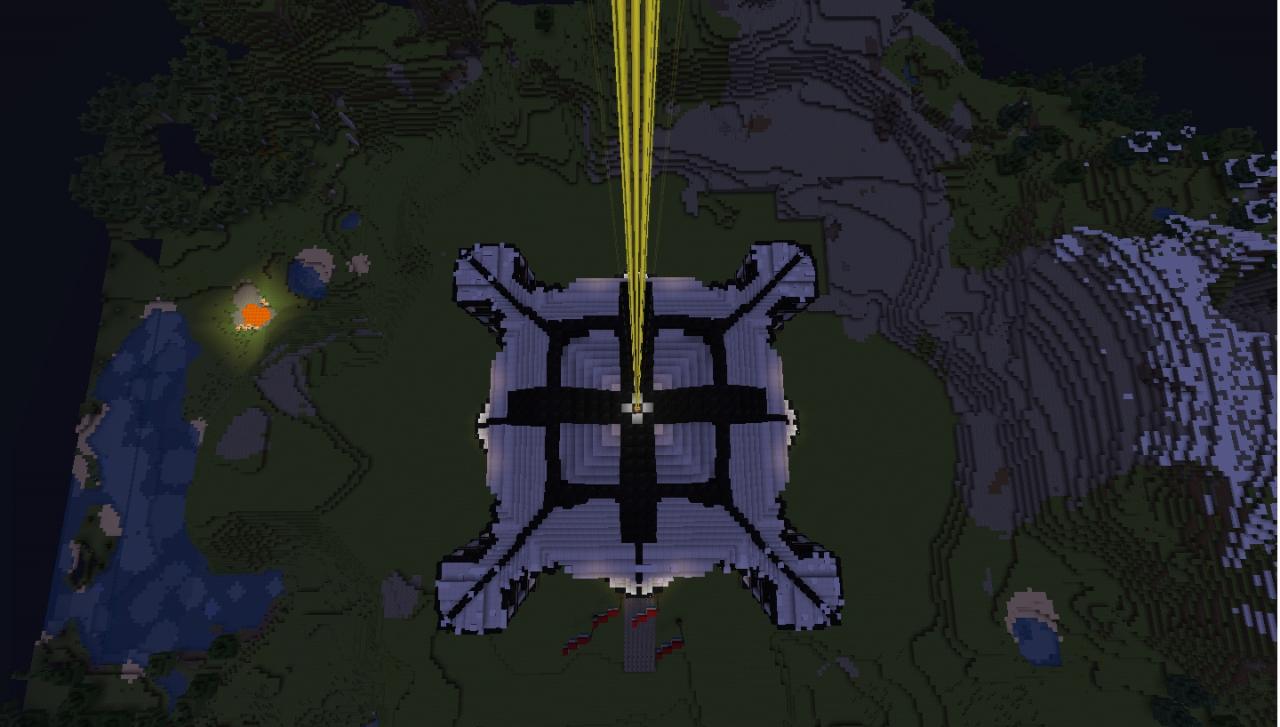 Quartz Temple-Library-Thing Minecraft Map