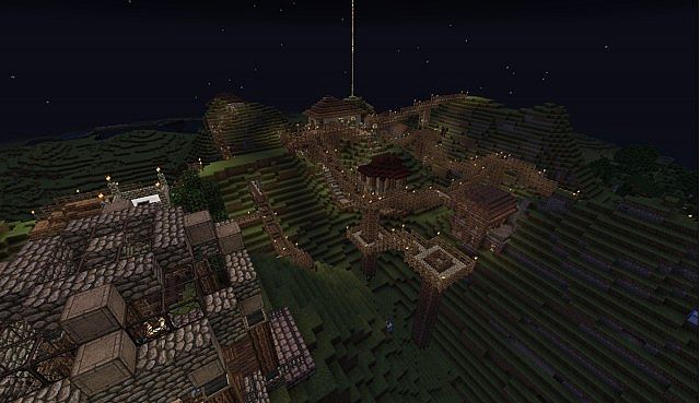 Mountain Village Minecraft Map