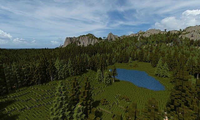 [Realistic landscape] Two Seasons Island - Vindaholm Minecraft Map