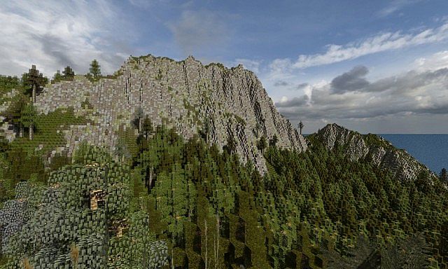 [Realistic landscape] Two Seasons Island - Vindaholm Minecraft Map