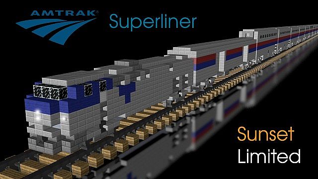 Amtrak Superliner (Sunset Limited) Minecraft Project