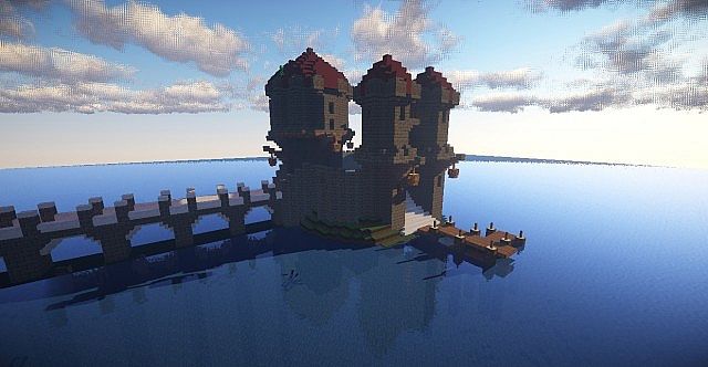 Castle on the water Minecraft Project