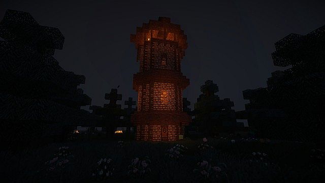 My medieval watchtower Minecraft Map