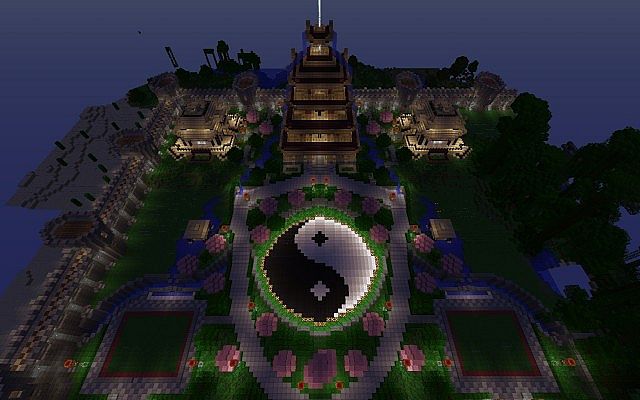 Temple of meditation Minecraft Map