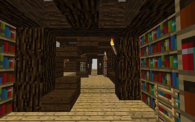 Minecraft Modern Library Minecraft Map