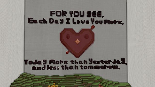 Valentines Day: A gift for your love Minecraft Map