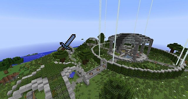 Awesome Spawn! [made by our team] Minecraft Map