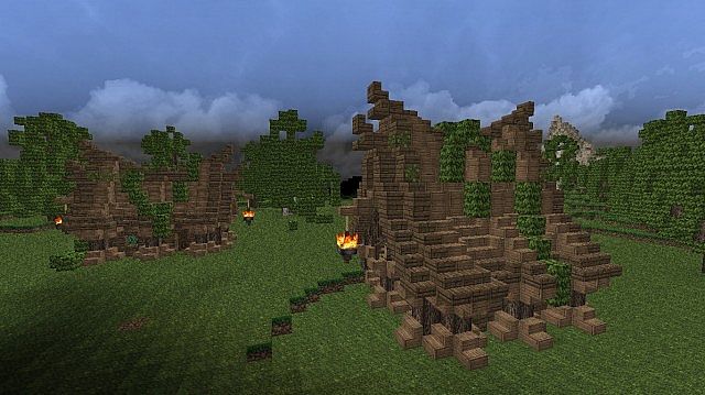 Wood Elf House Minecraft Map