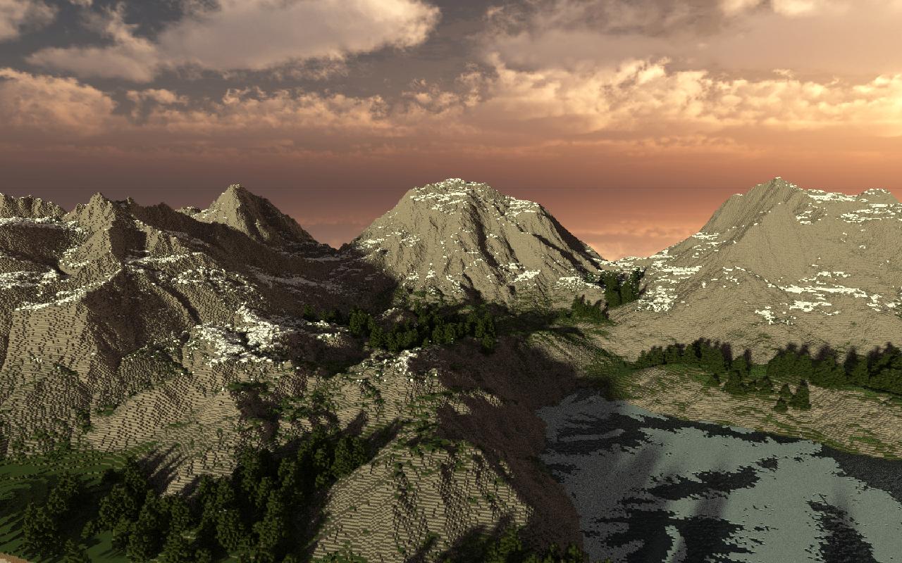 300 Subscribers!! : Bulk Peak Lakes Minecraft Map