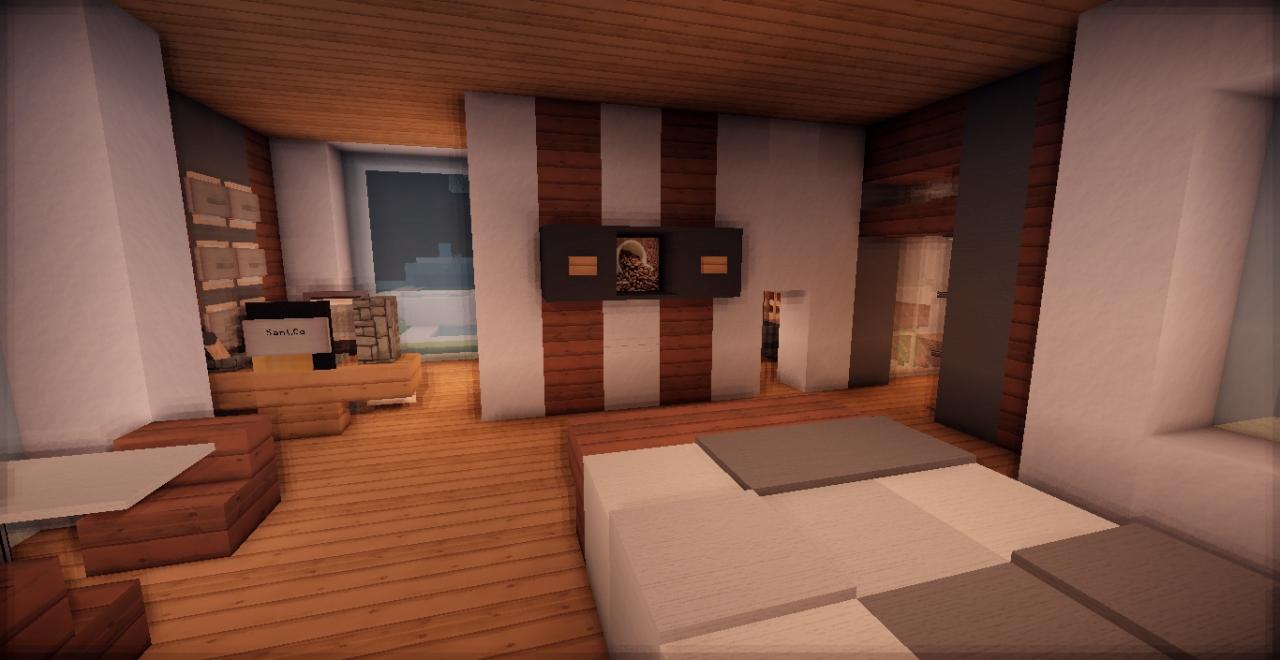 Minecraft Modern House "Grey" Minecraft Map