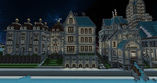 Canal side house Minecraft Map
