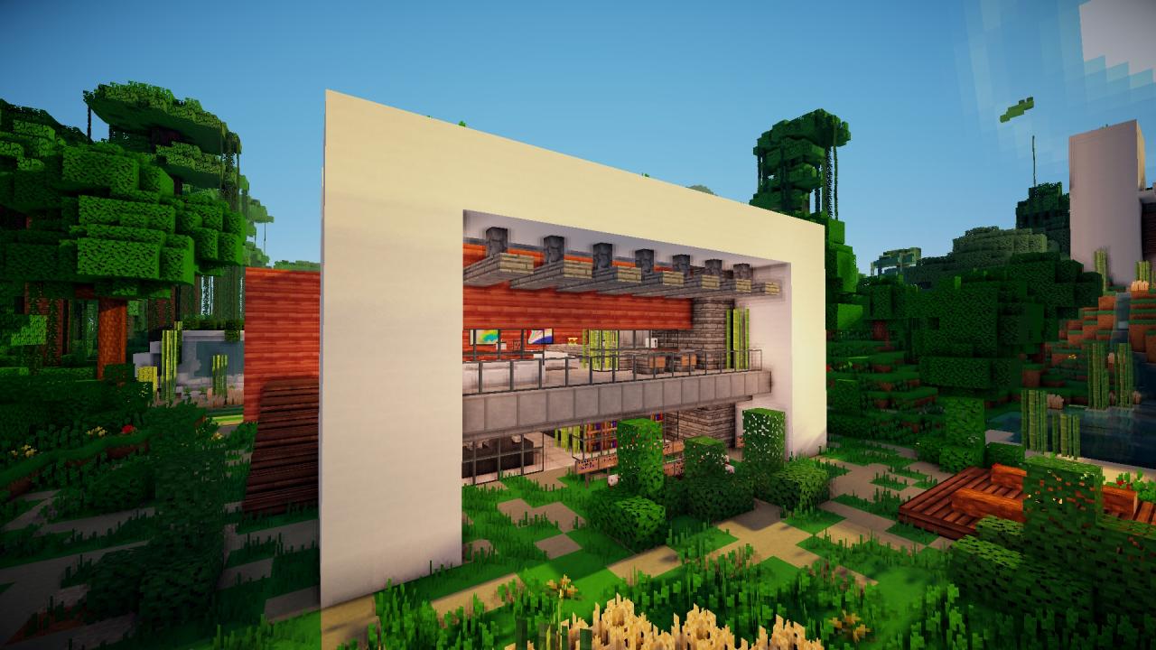 "Nature" | Modern House in the Jungle | WoK Minecraft Map