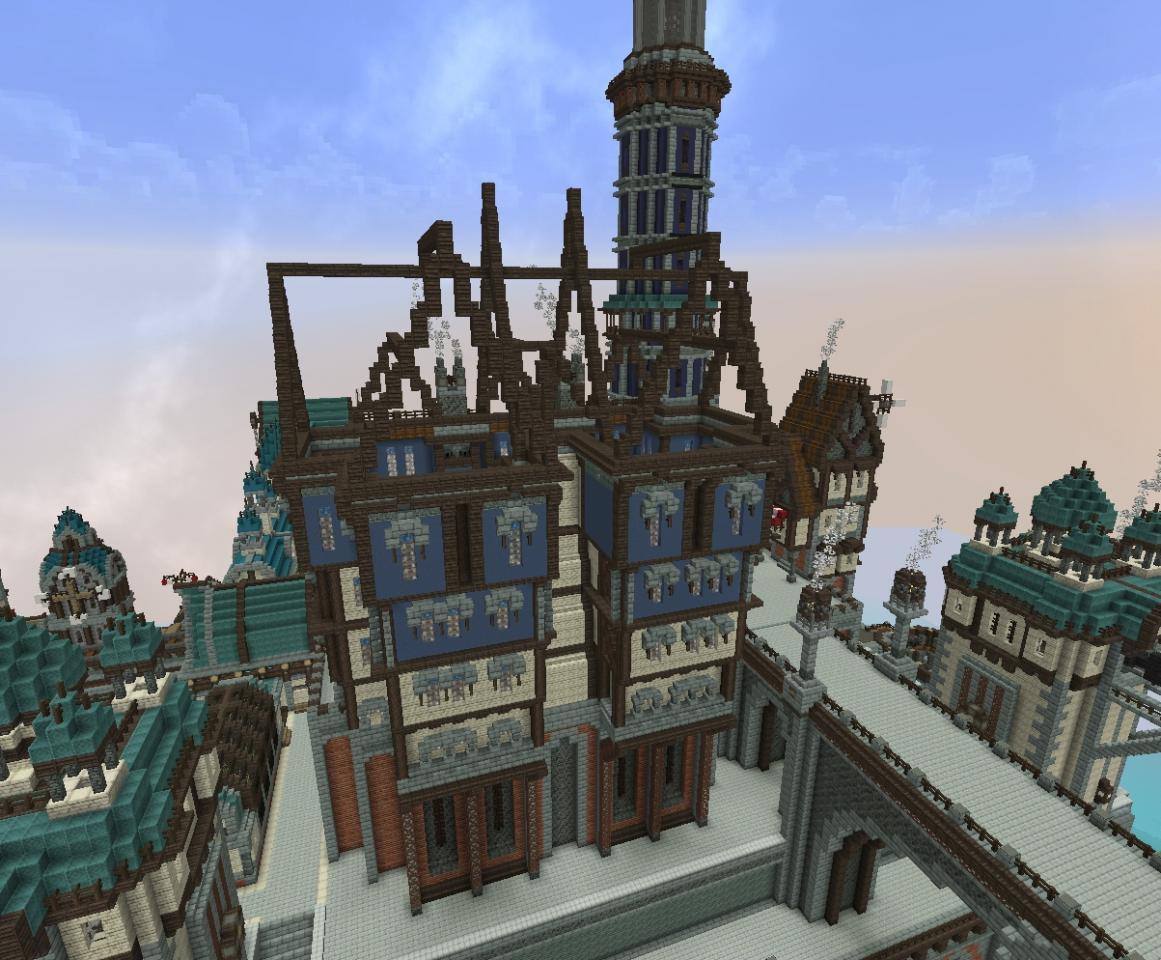 A home on the ledge Minecraft Map