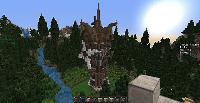 Elven/Steampunk Windmill (New Version Update!) Minecraft Map