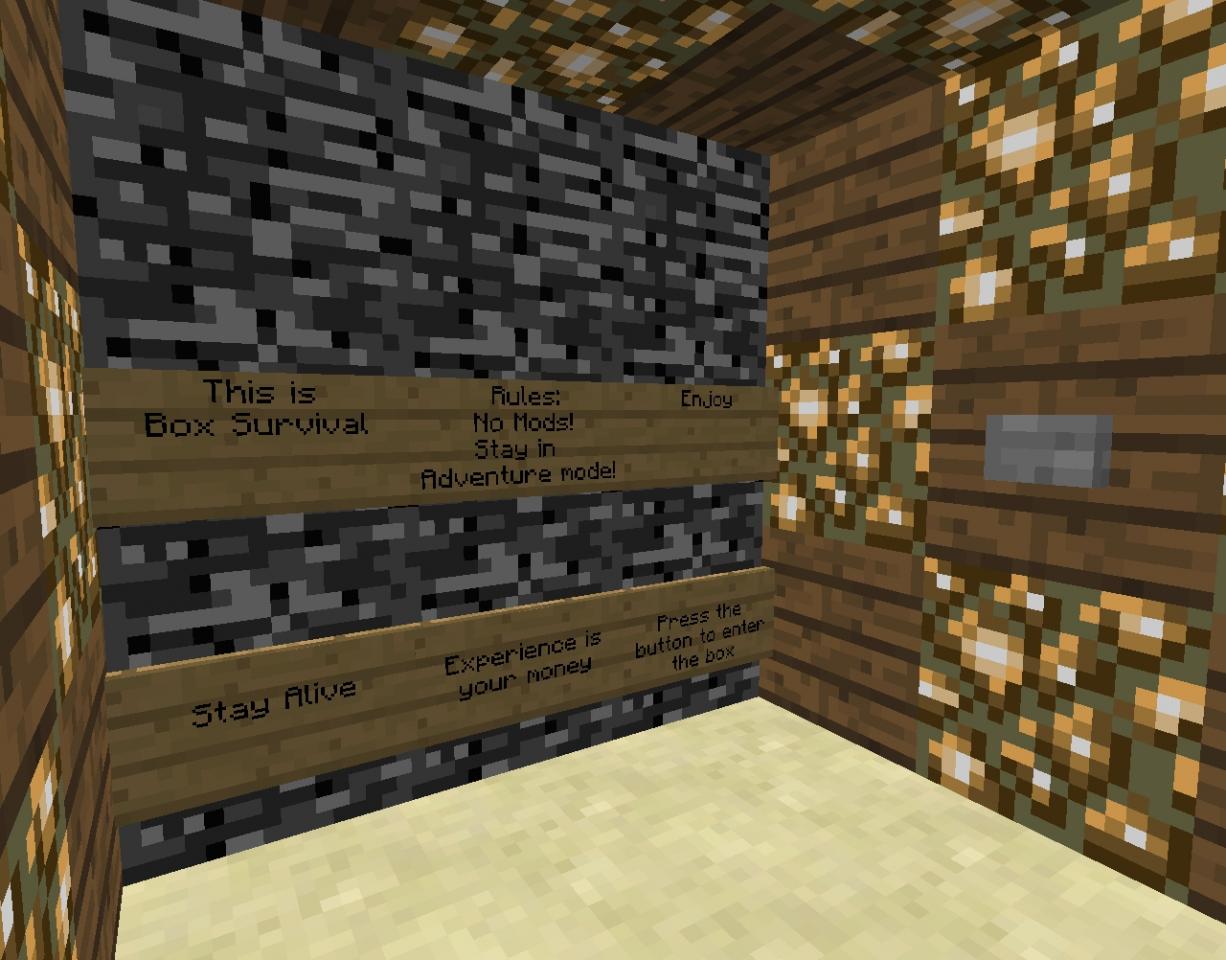 Box Survival Minecraft Map