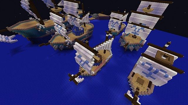 Marine fleet Minecraft Map