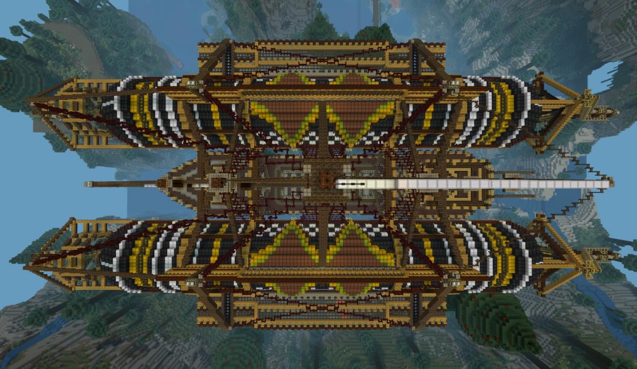 HMS Prince of Thieves - Hybrid Air and Sea going vessel Minecraft Map