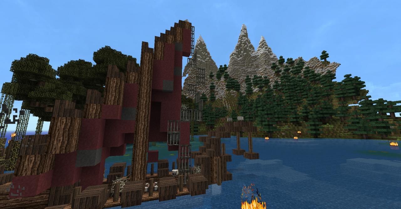 SkyCraft (For BioFrost) Elf, Orc Minecraft Map