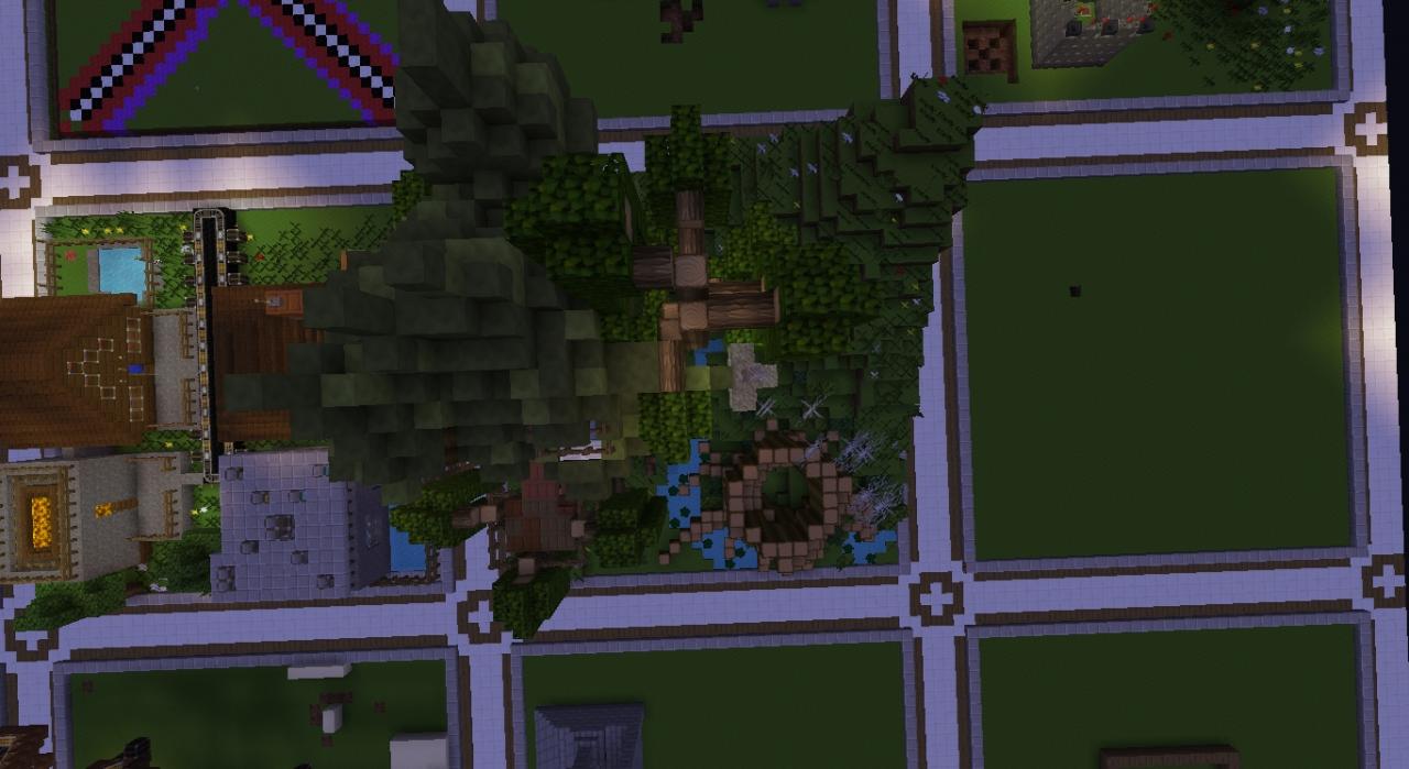 Fantasy Elfish Tree House Minecraft Map