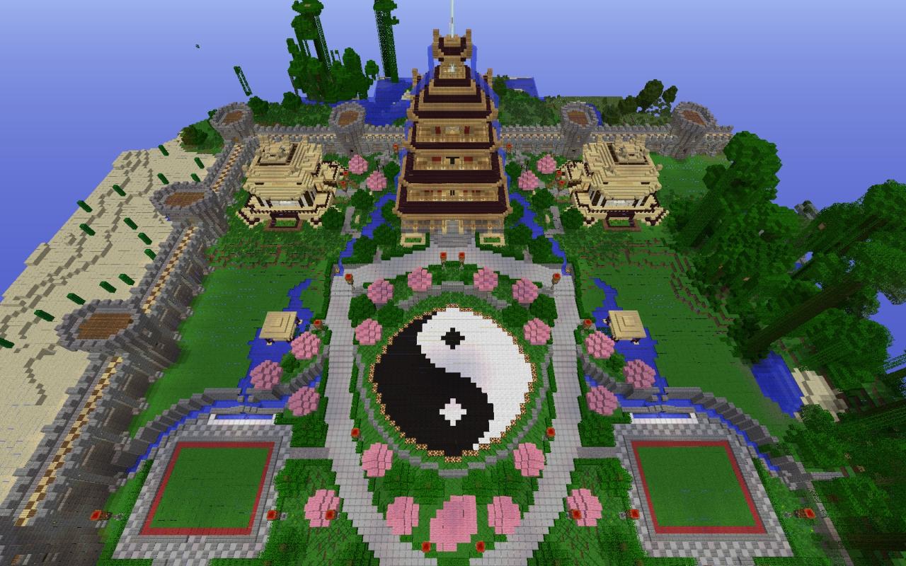 Temple of meditation Minecraft Map
