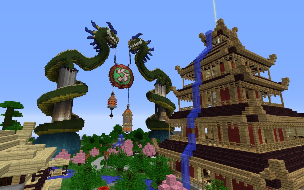 Temple of meditation Minecraft Map