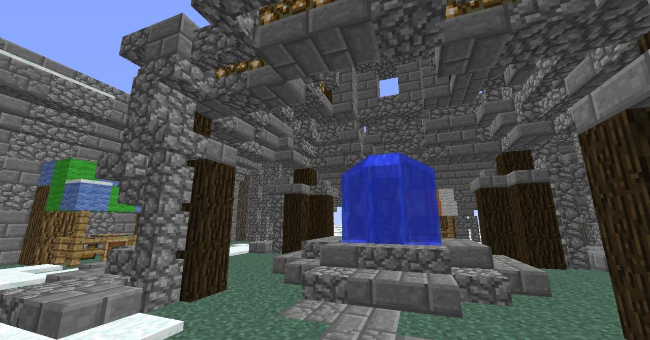 most of a castle market Minecraft Map