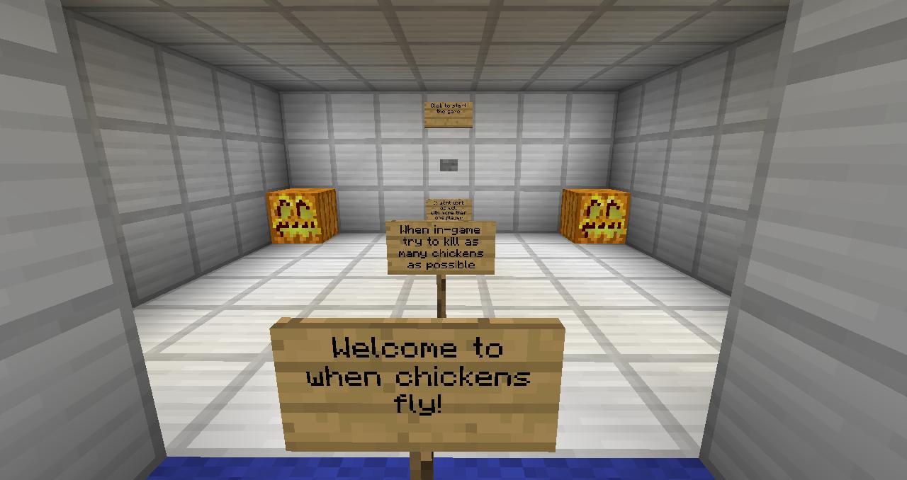When chickens fly Minecraft Map