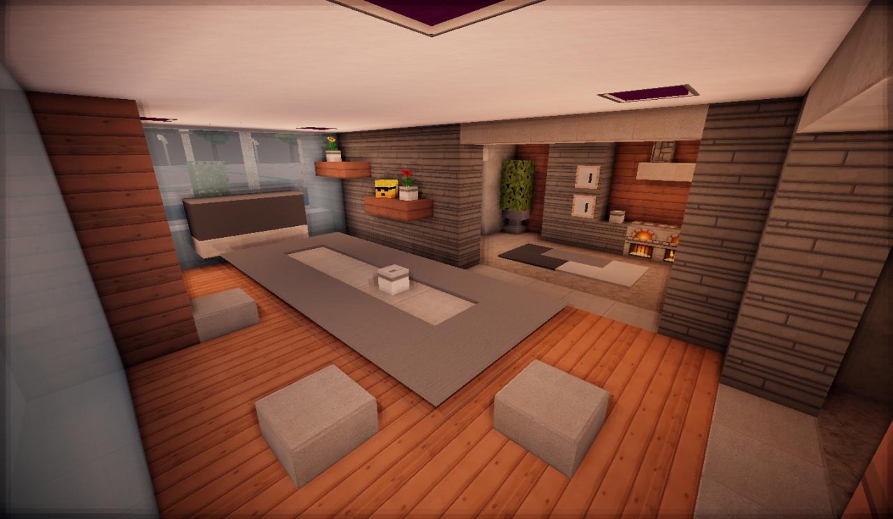 Slick Modern House Minecraft Map