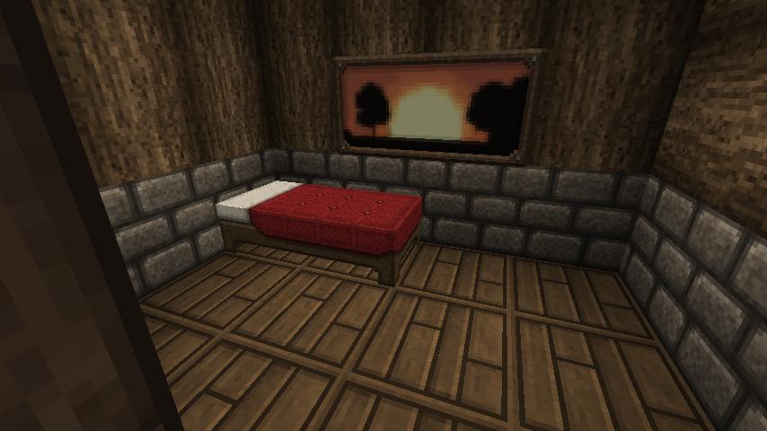 Cabin INSIDE the woods Minecraft Map