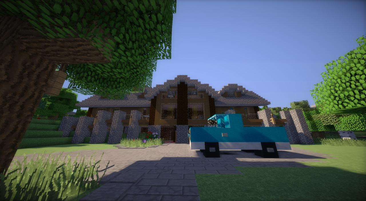 Wooden manor Minecraft Map