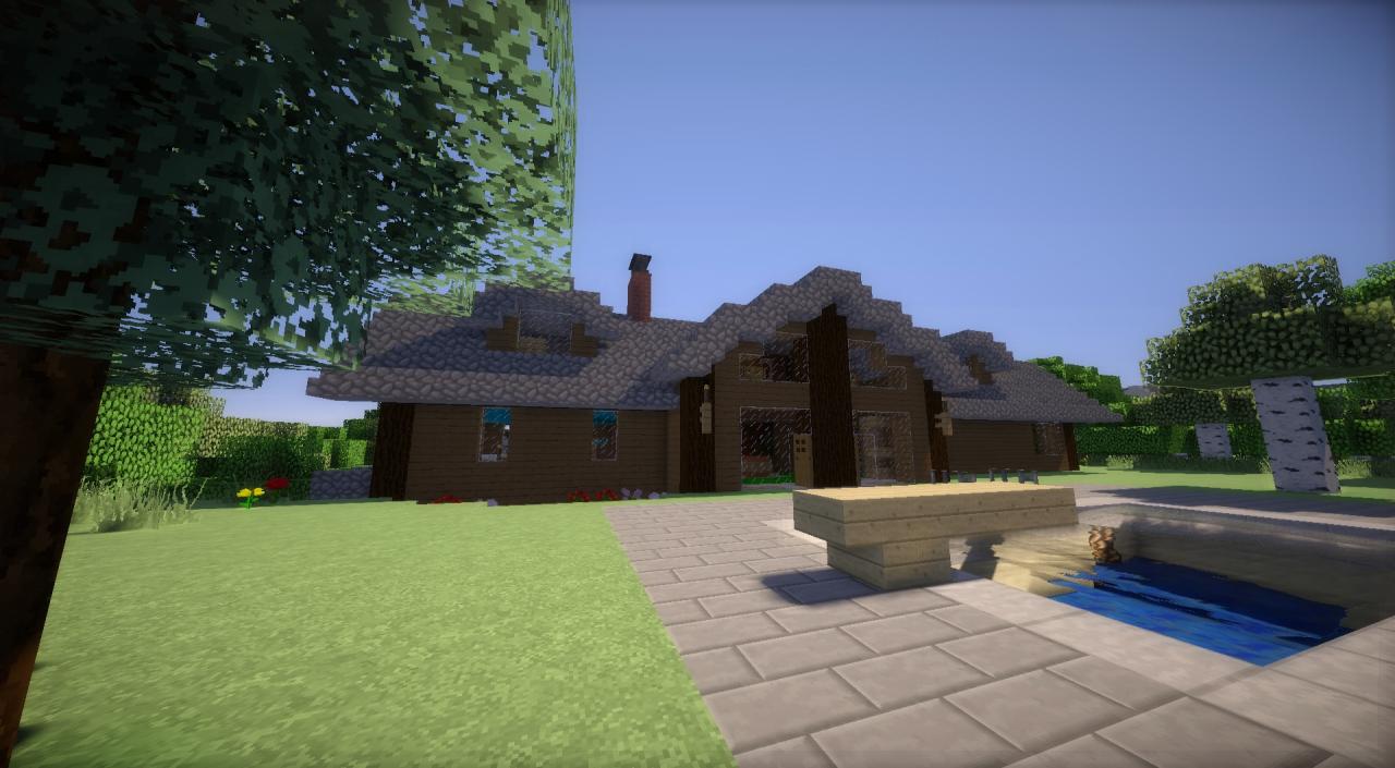 Wooden manor Minecraft Map