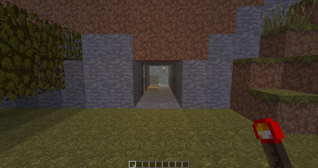 Great secret piston door! Minecraft Map
