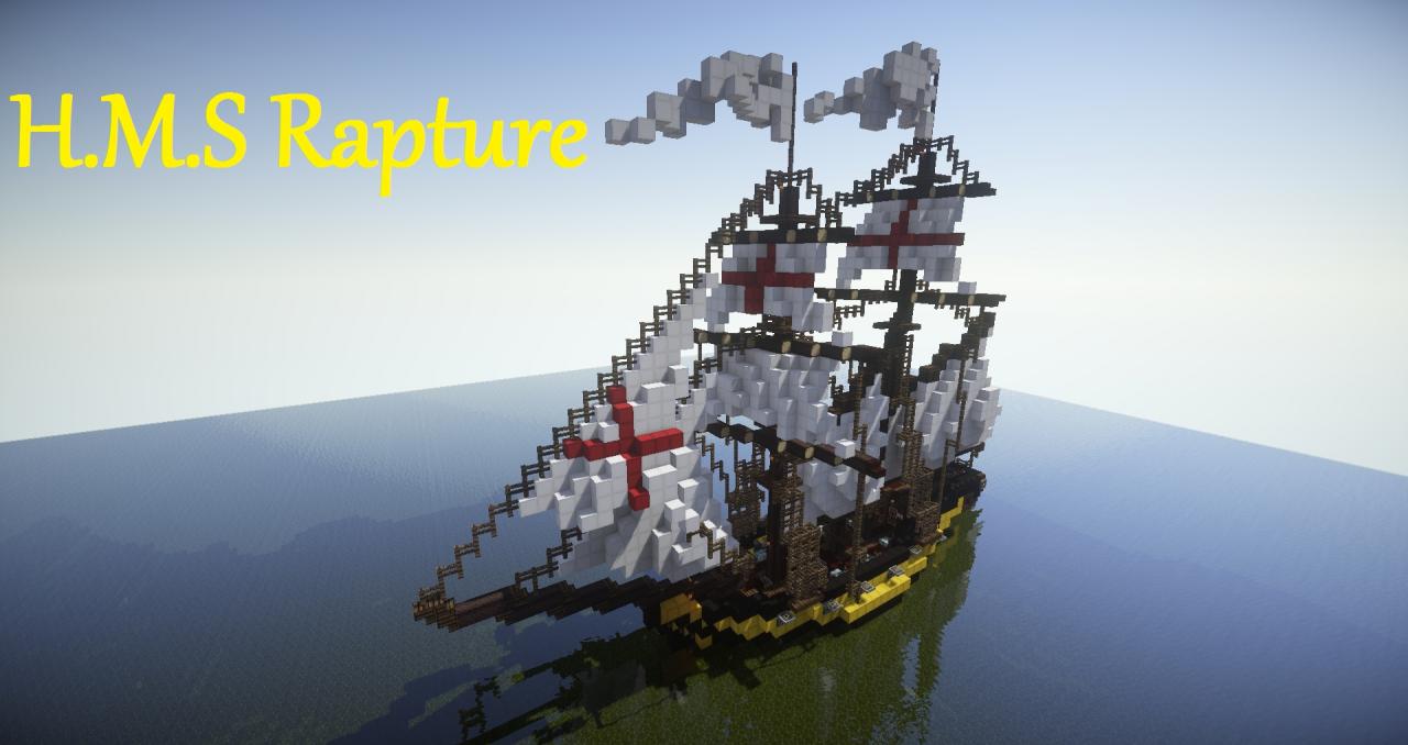 Royal Navy Schooner: H.M.S Rapture Minecraft Map