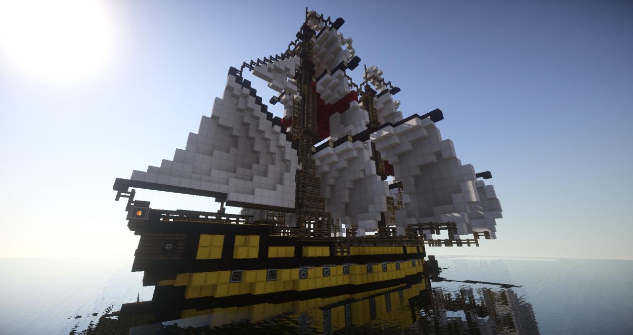 Royal Navy Brig: H.M.S Spartan Minecraft Map