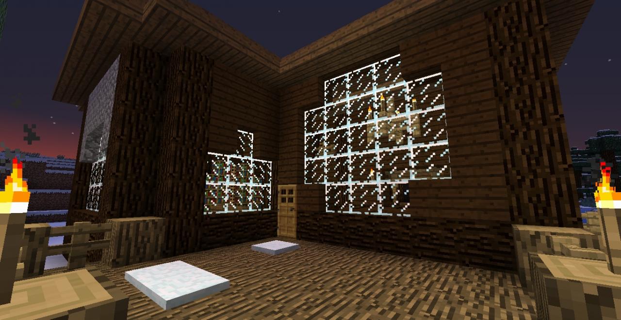 Modern Home {Fits with Snow Biome} Minecraft Map