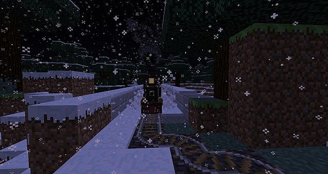 Traincraft scenic rail journey Minecraft Map