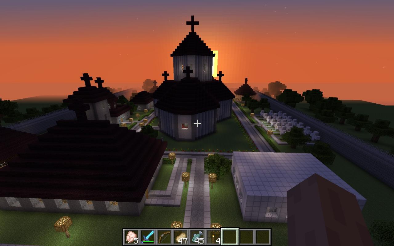Romanian Orthodox Church Minecraft Map