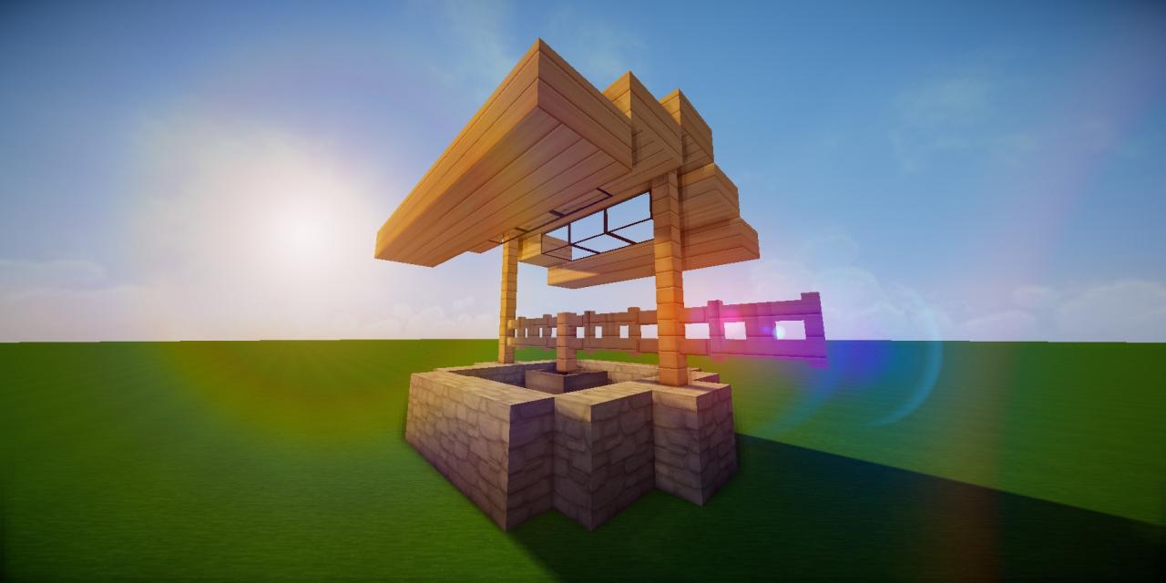 Modern Eco Village | Well 1 Minecraft Map