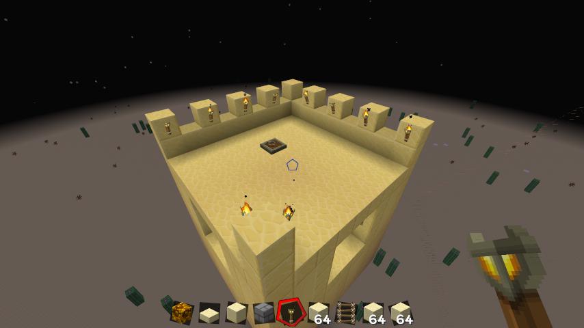 module Desert wall corner Minecraft Map