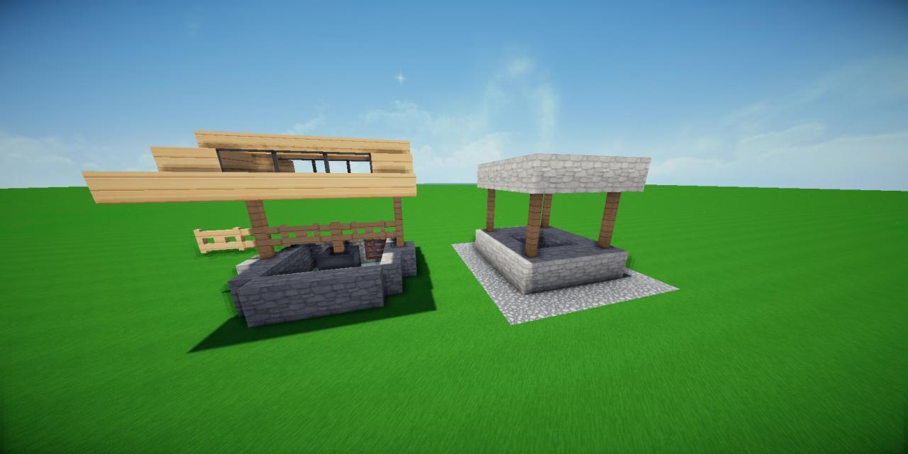 Modern Eco Village | Well 1 Minecraft Map