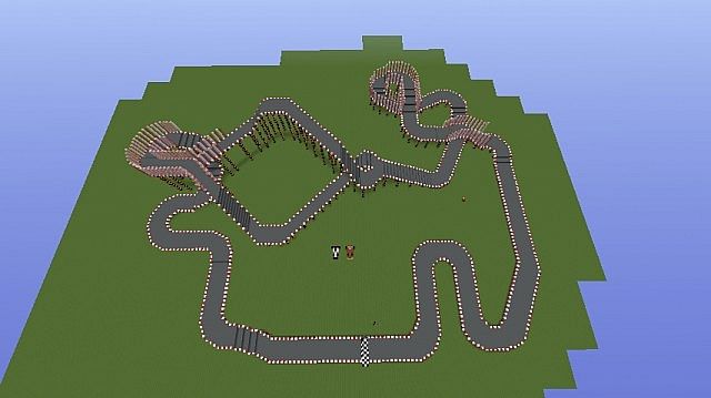 Race Track Minecraft Map