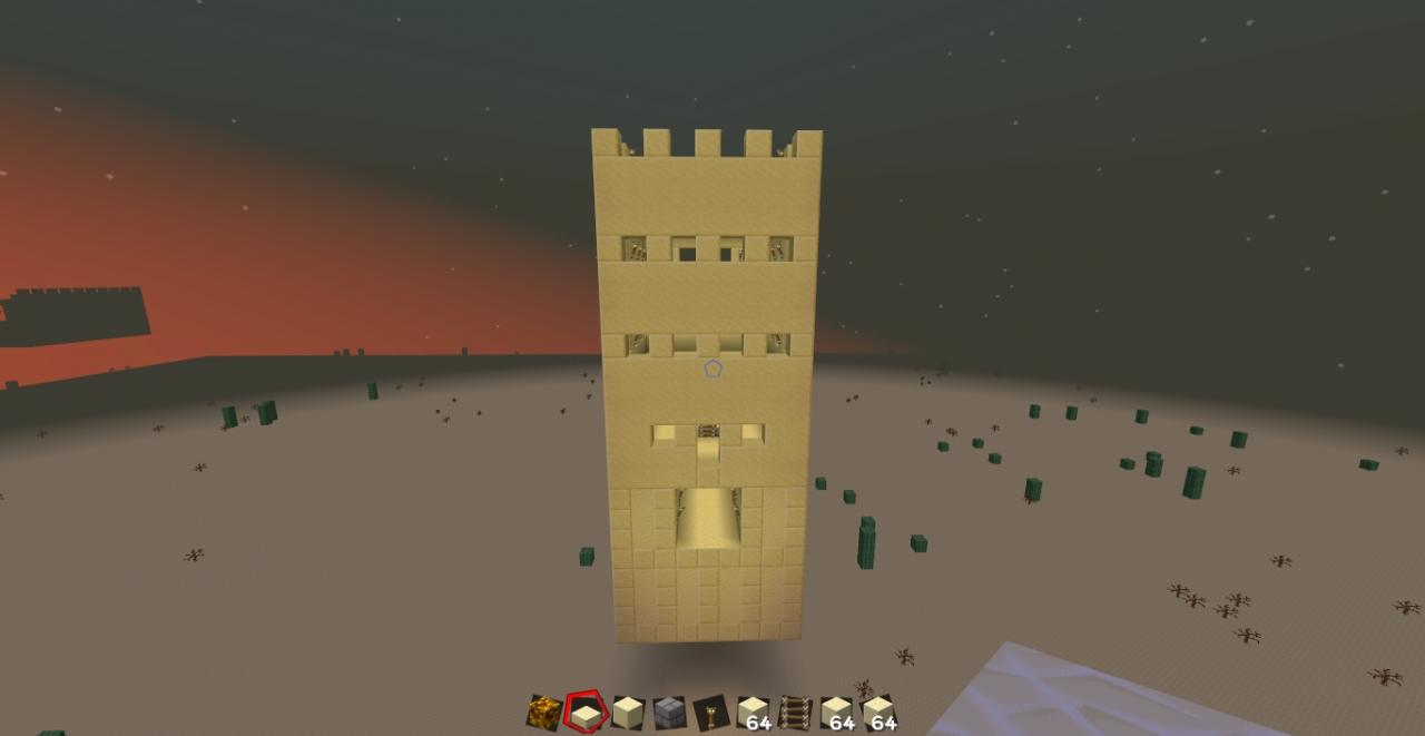 module Desert wall tower Minecraft Map