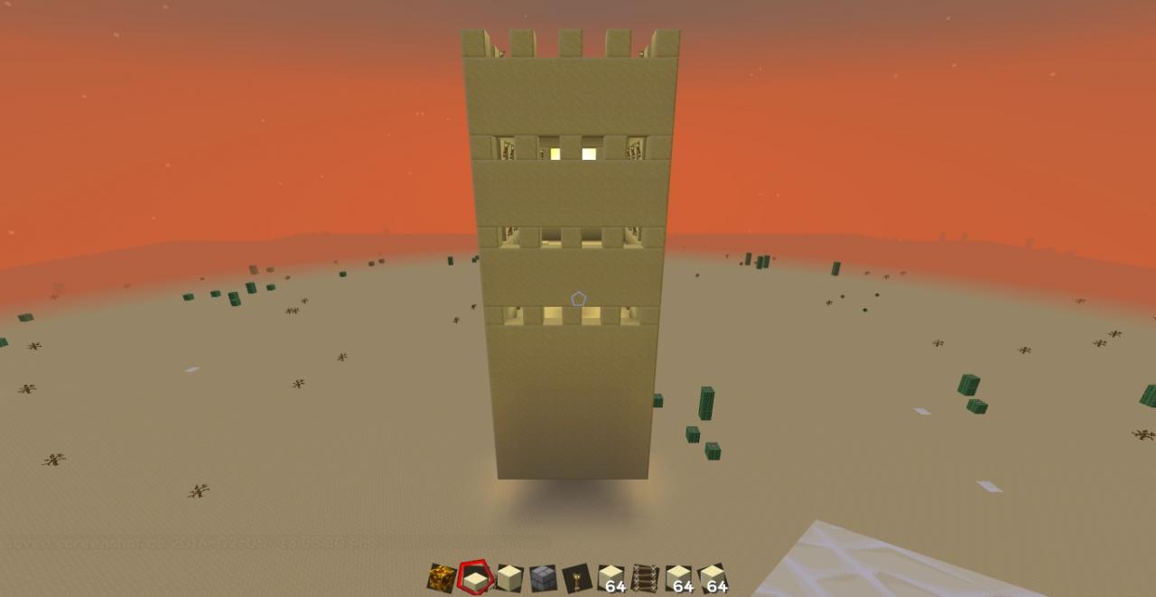 module Desert wall tower Minecraft Map