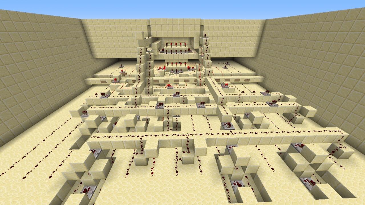 Binairy decoder (figures) Minecraft Map
