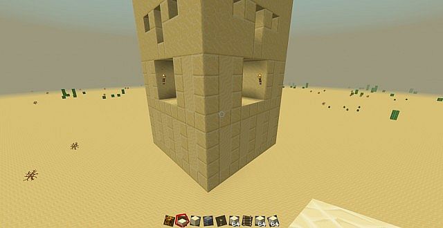 module Desert wall tower corner Minecraft Map
