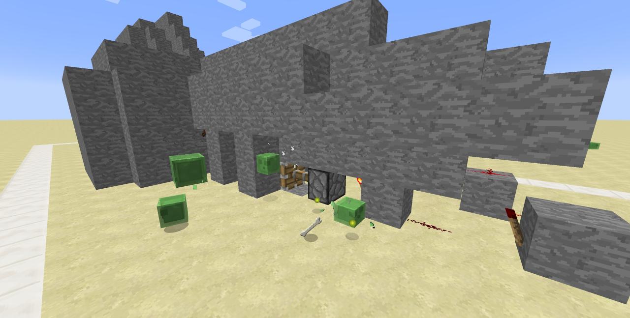 Diamond breaking trap and little shelter Minecraft Map