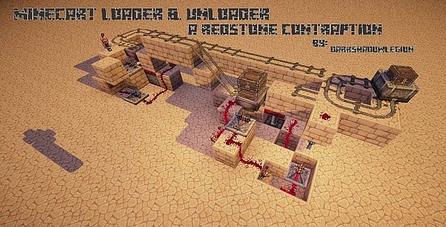 Minecart Loader/Unloader Minecraft Project