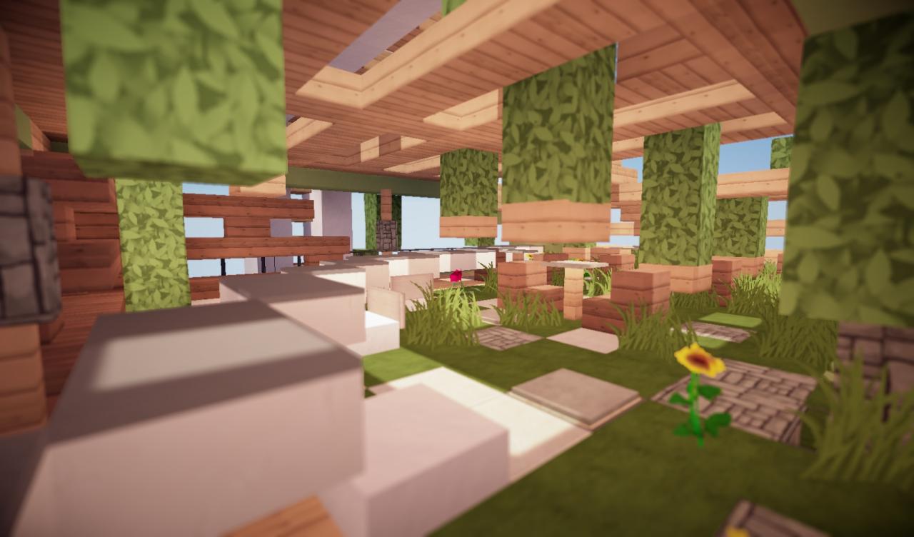 ~Eco~ a Minimalistic Modern Spawn Minecraft Map