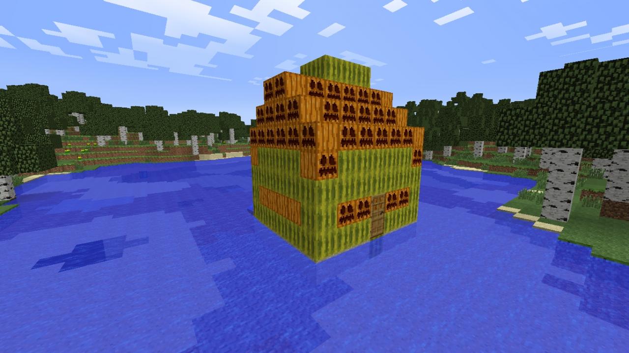 melon and pumpkin house Minecraft Map