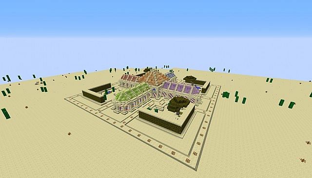 Sandstone Plaza [Optional Spawn] [Upgraded] Minecraft Map